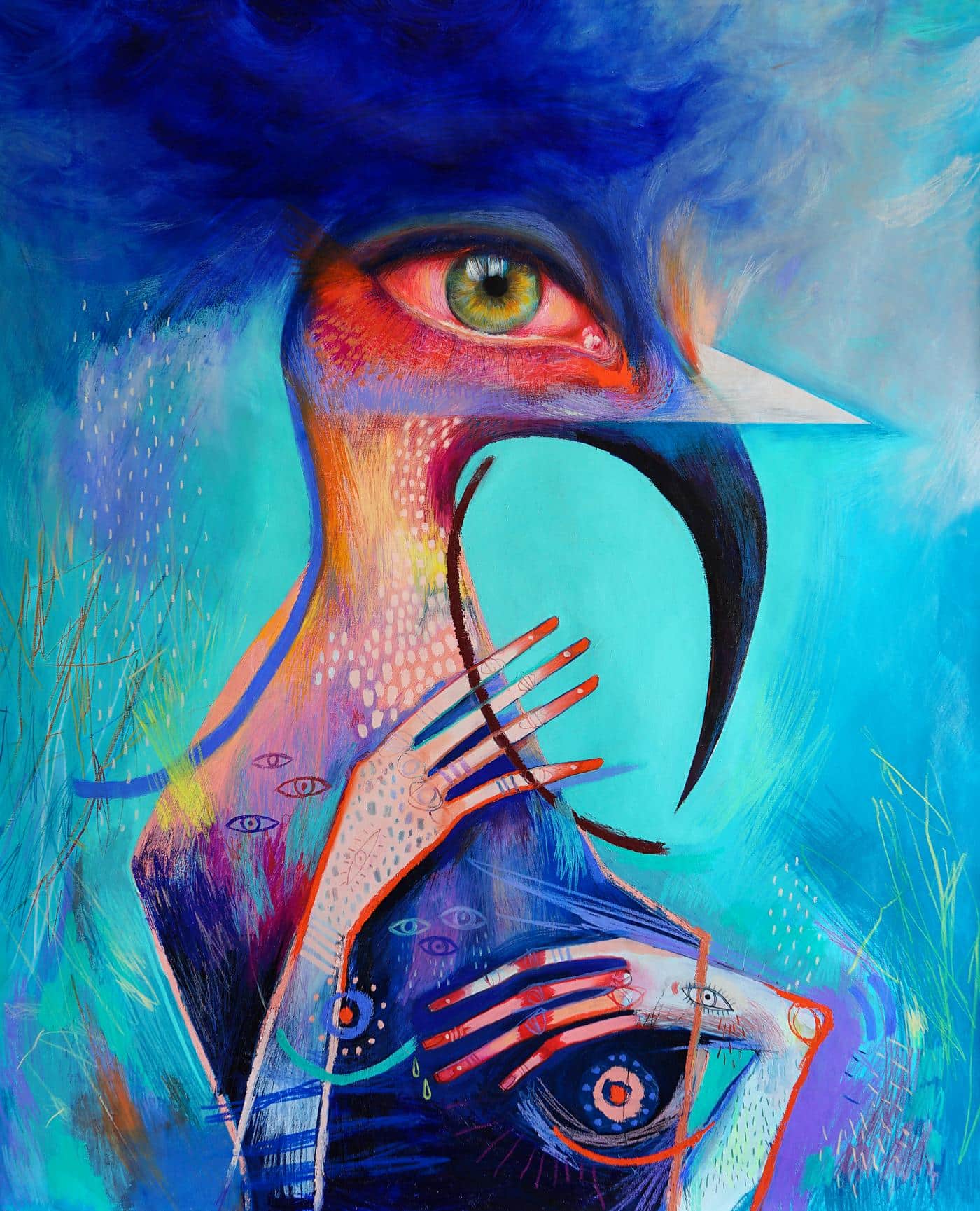 BLUE BIRD WOMAN by - 19 KAREN